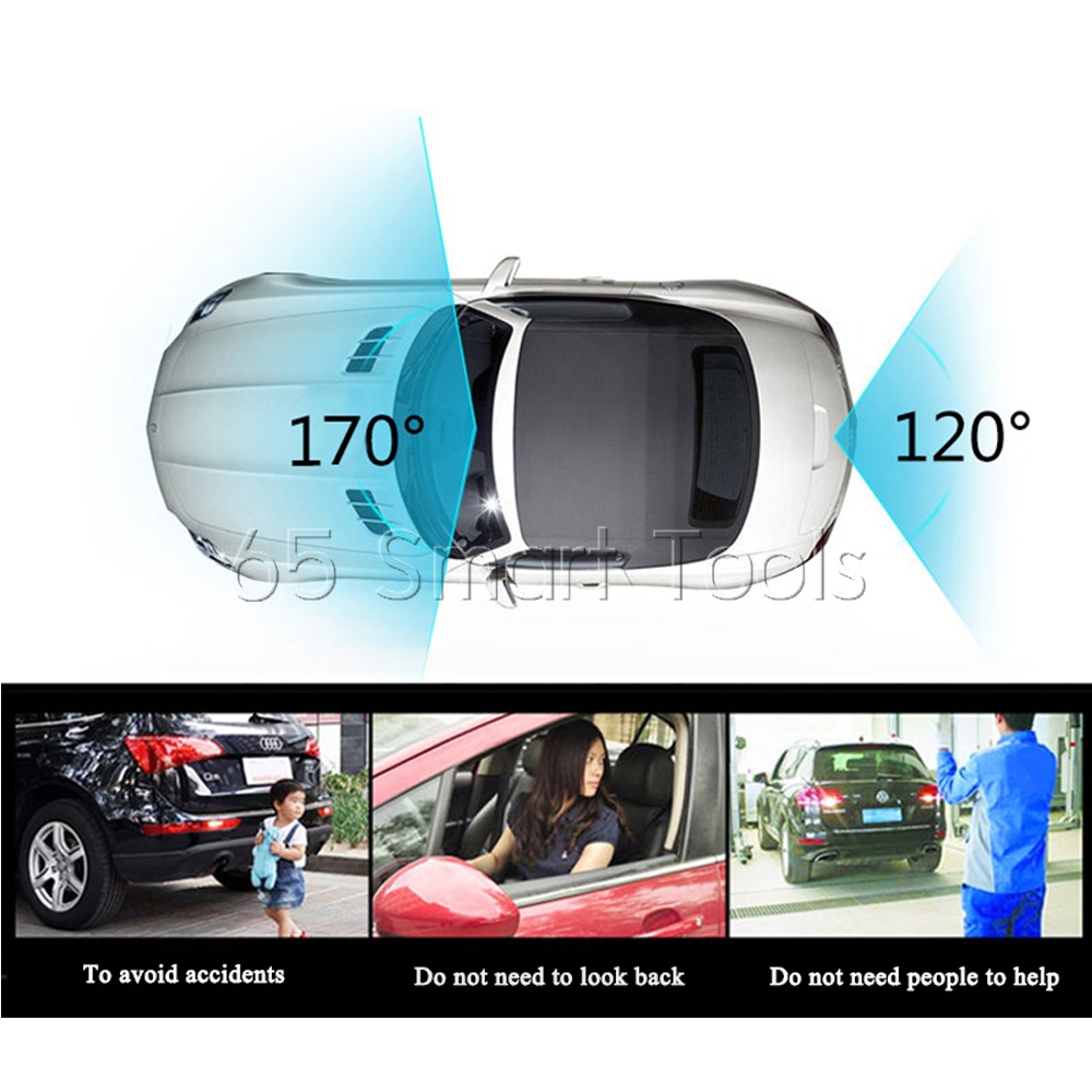 DOMINIC DC-2 กล้องติดรถยนต์ Dual Lens Full HD-1080P (หน้ารถ + ท้ายรถ ...