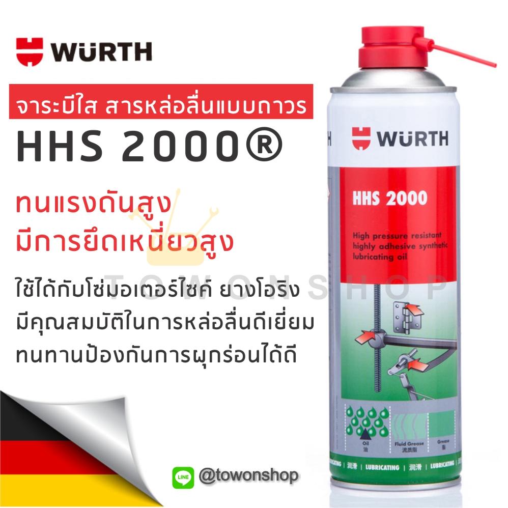 ☀ TV Direct WURTH สารหล่อลื่นแบบถาวร จาระบีใส ADHESIVE LUBRICANT HHS ...