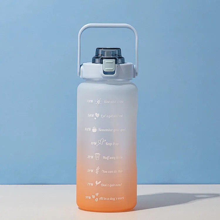 ขวดน้ำ2ลิตรขวดน้ำพกพาสวยๆขวดน้ำพกพาขวดน้ำพลาสติกแบบพกพา 2000ml Water