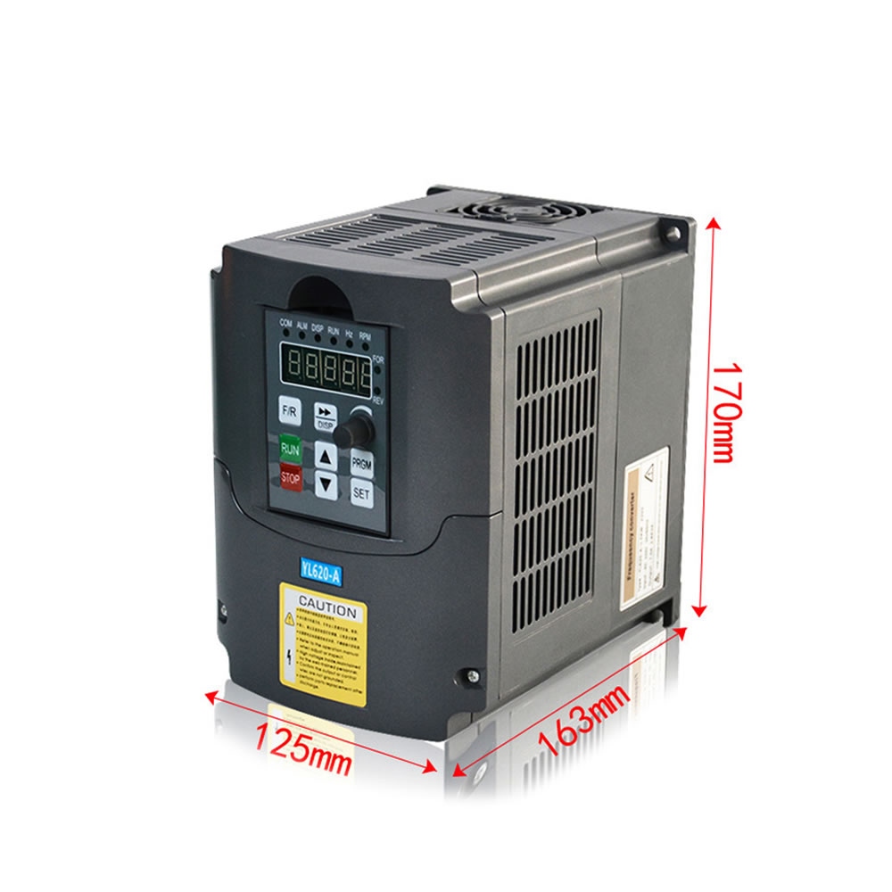 CNC 2.2KW 1.5KW Frequency Converter 220V VFD Variable Frequency Driver ...