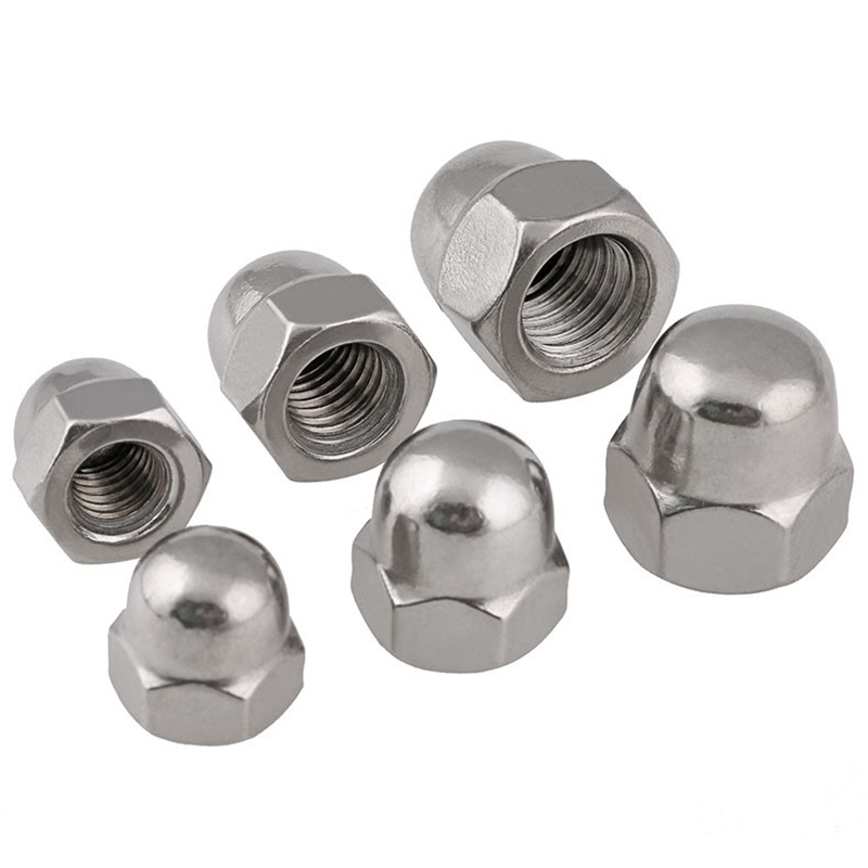 DIN1587 A2 Acorn Nut M3 M4 M5 M6 M8 M10 304 Stainless Steel Decorative Cap Blind Nuts Caps ...