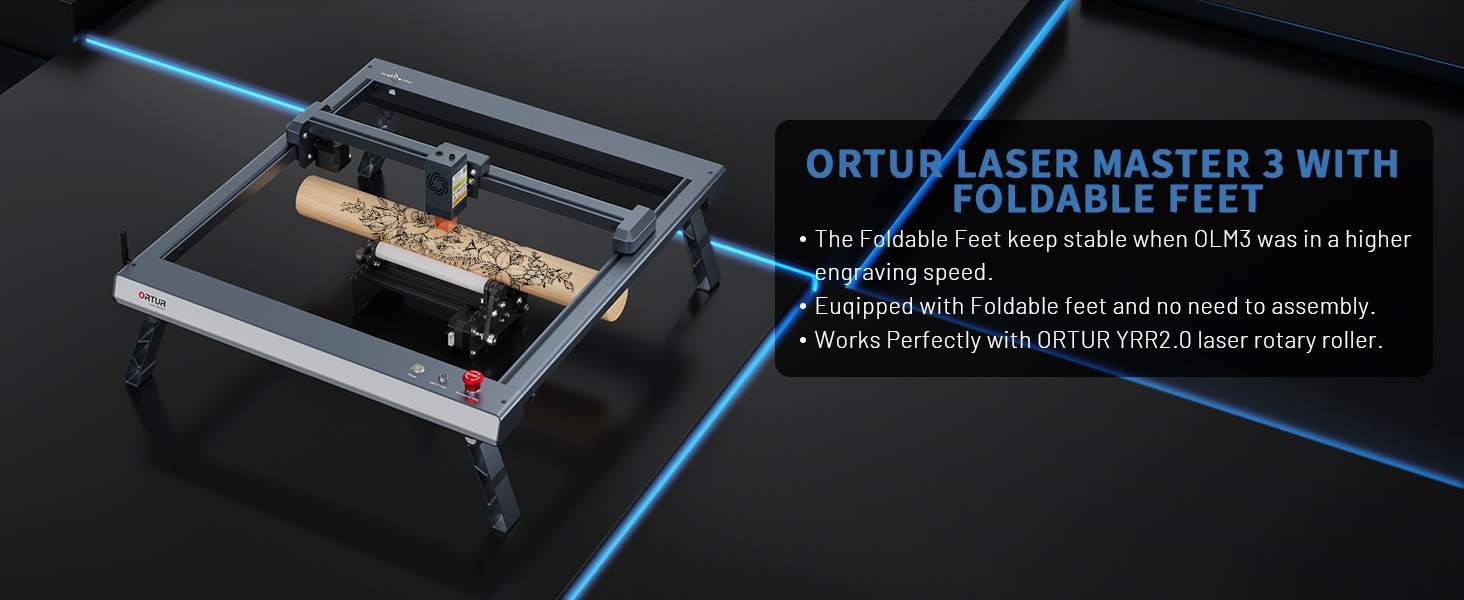 2023 NEW! Hot Selling ORTUR Laser Engraving Y-axis Rotary Roller Ortur ...