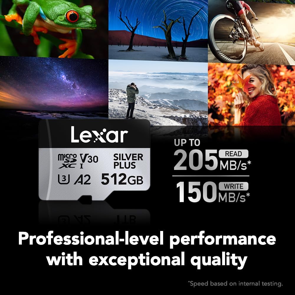 Lexar Professional Silver Plus microSDXC 512GB เมมโมรี่การ์ด ของแท้ ...