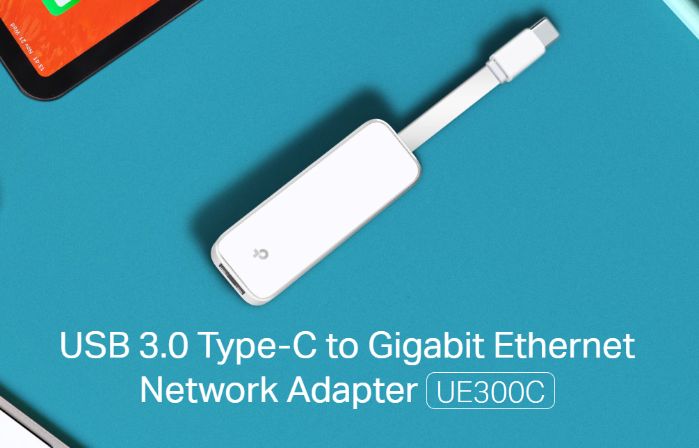 TP-Link UE300C USB 3.0 Type-C แปลงเป็น LAN-Gigabit 10/1000 RJ45 ของแท้ ...