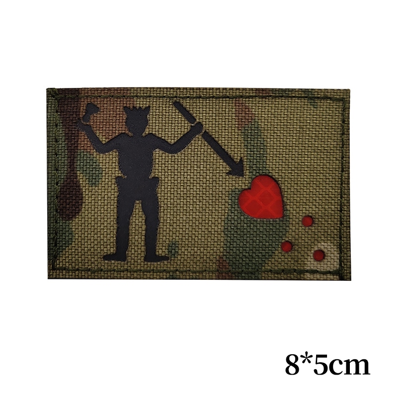 Us Team FlUs Team Flag Black Beard Blackbeard Pirate Flag Patch Edward Forward Reflective Patch ...