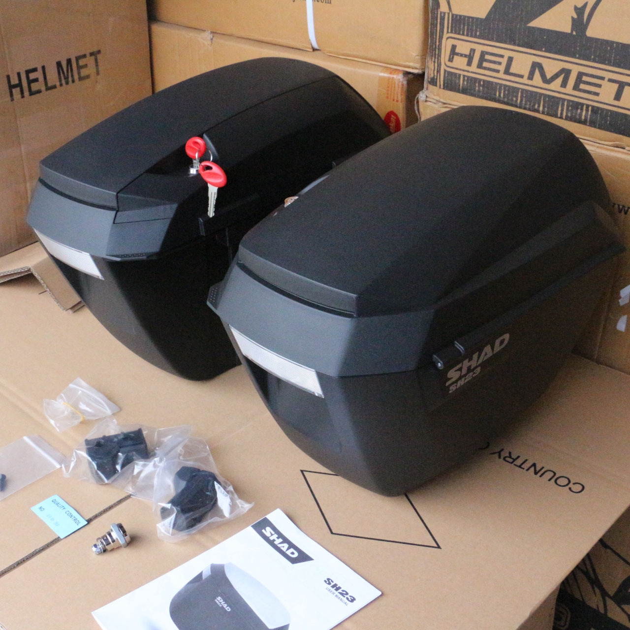 [COD] motorcycle side box quick disassembly GW250 CB190R optional ...