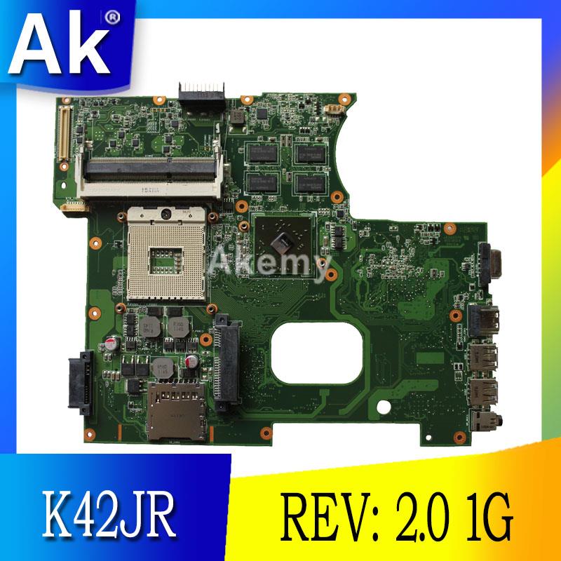 Akemy K42JR REV 4.0 3.2 Motherboard For Asus K42JZ K42JE k42JK X42J A42J K42JY Laptop Mainboard ...