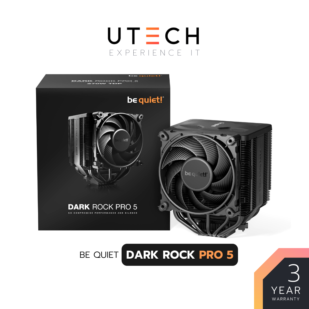 ชุดระบายความร้อนซีพียู Be Quiet CPU Cooler Dark Rock PRO 5 by UTECH