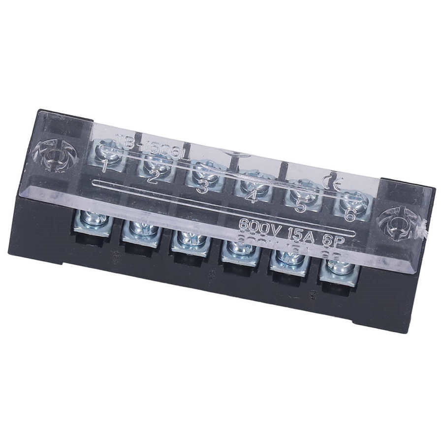 Wire Barrier Block Fixed High Temperature Resistant High Toughness 600V Dual Rows Terminal Block ...