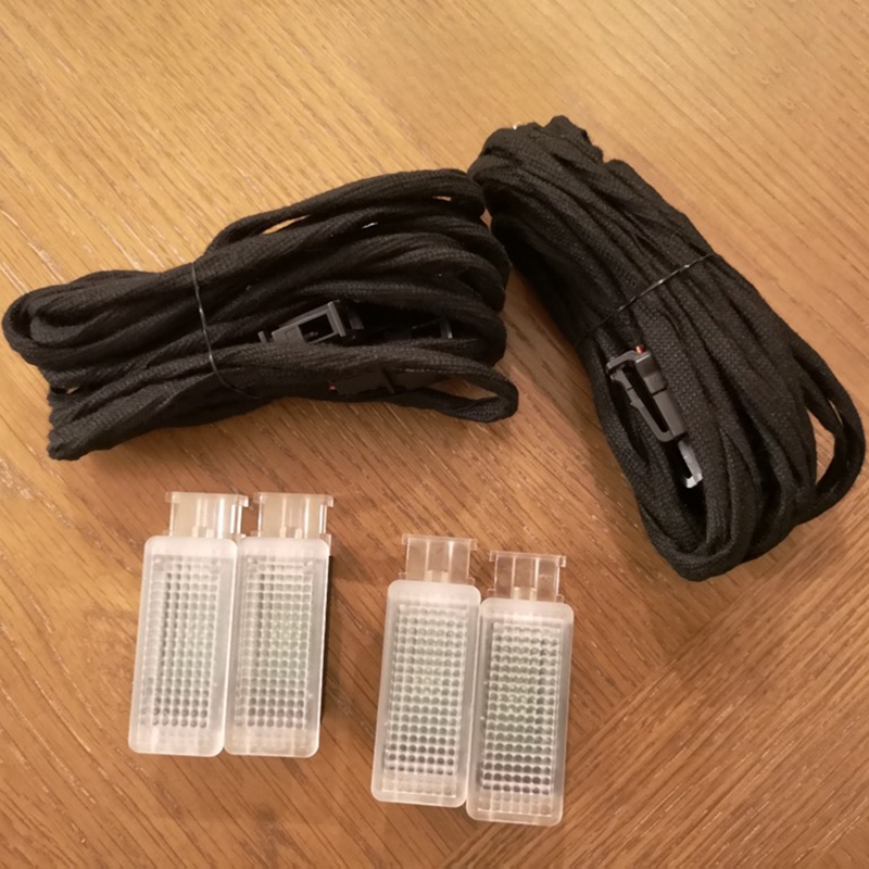 Promo LED Footwell Light Foot Lamp Cable Wiring for PASSAT B7 B8 CC Go ...