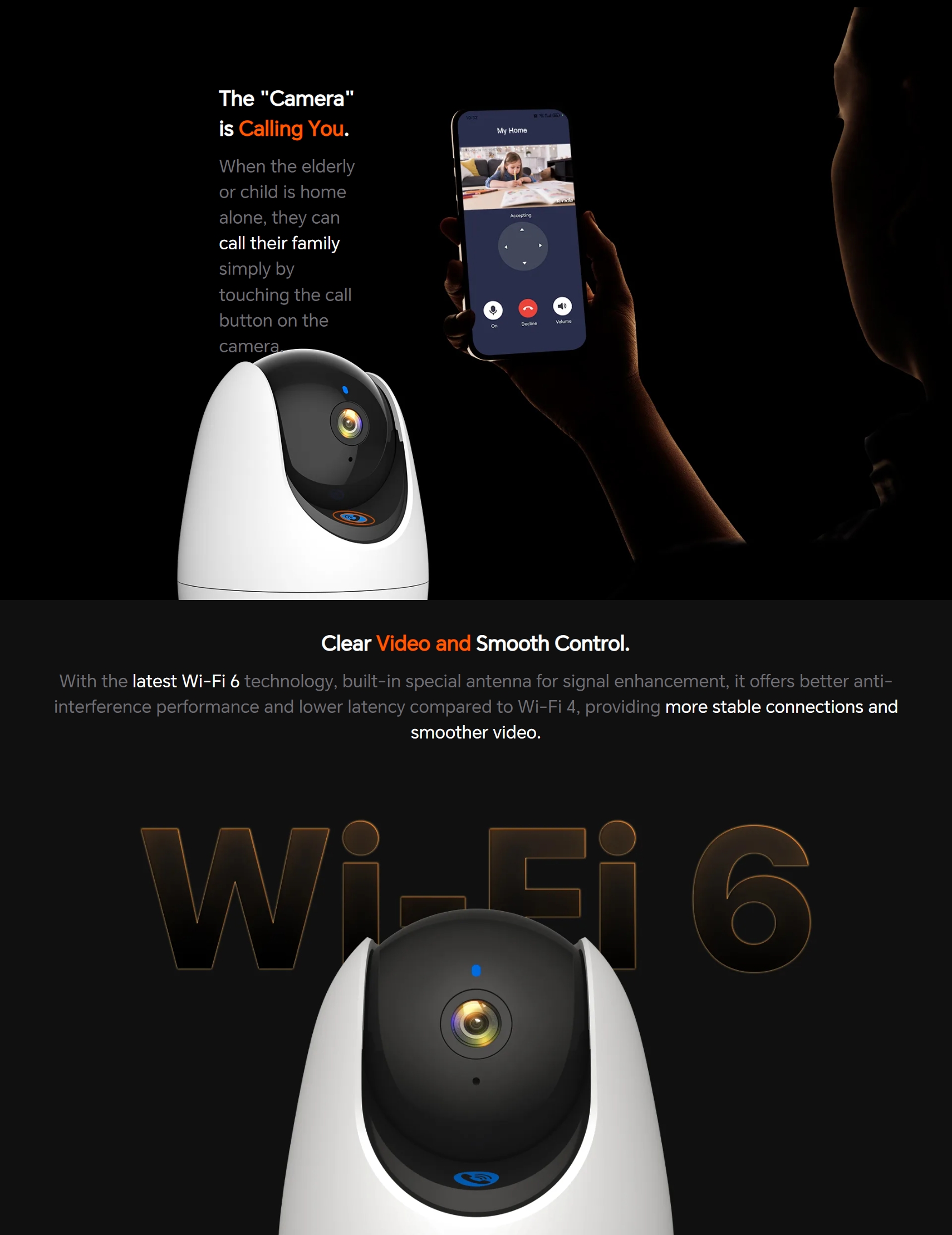 Tenda CP7 5MP Security Pan/Tilt Camera กล้องวงจรปิด ของแท้ ประกันศูนย์ 4ปี