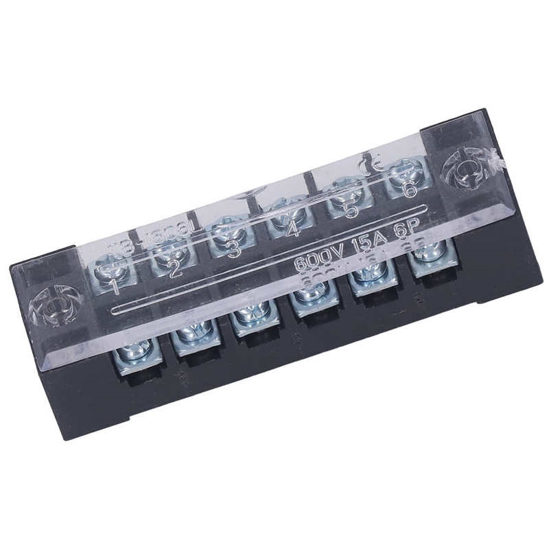 Wire Barrier Block Fixed High Temperature Resistant High Toughness 600V Dual Rows Terminal Block ...