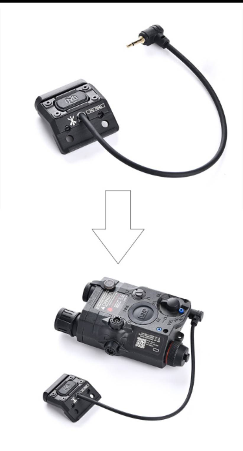 ปุ่มสวิทช์ ไฟฉาย PEQ Mod-Lite ModButton (2.5mm Plug) ( WD07017-LOGO ...