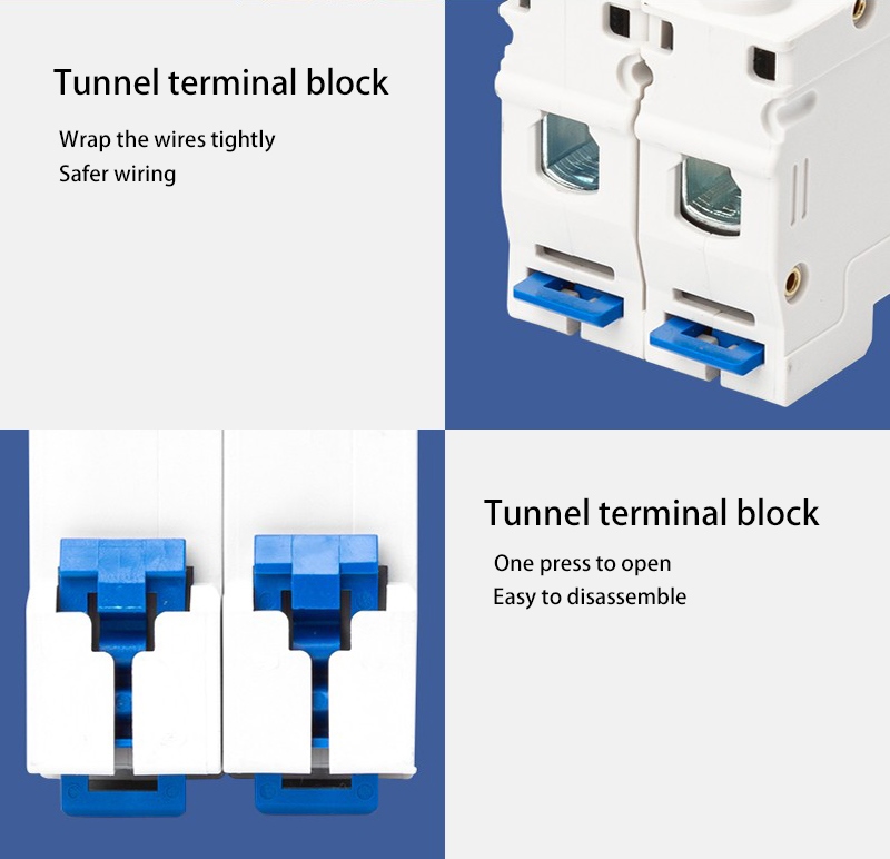Chint Chnt 2P Miniature Circuit Breaker Type C NXB 63 AC 380V 400V Air Switch | Lazada.co.th