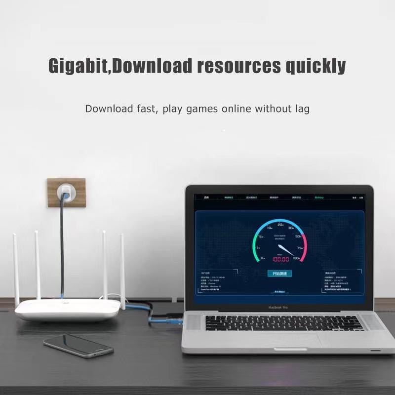 🔥🔥พร้อมส่ง LAN สายแลน CAT6 สายเคเบิลเครือข่ายเนทเวิร์ค Router/network ...