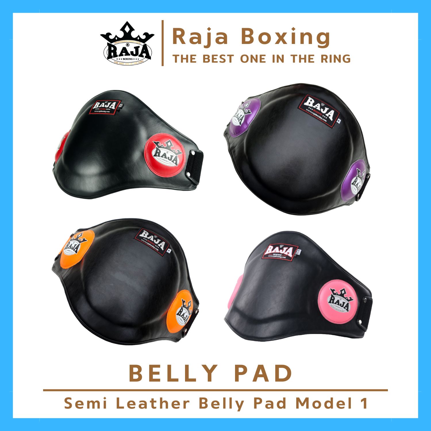 RaJa boxing Belly Pad Model 1 (Da vi sợi chính hãng 100%) chính hãng ...