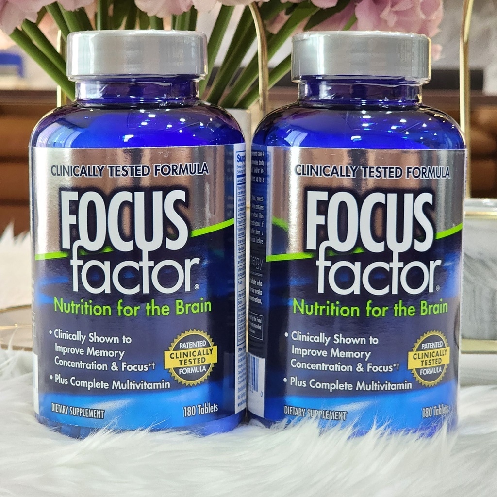 NEW. วิตามินบำรุงสมอง Focus Factor Nutrition for the Brain 180 Tablets ...