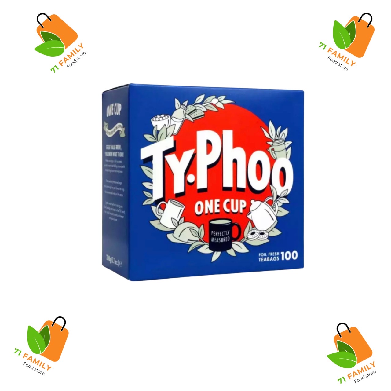 Typhoo One Cup 100 Tea Bags 200g ไทพู วัน คัพ ชา100 ถุง 200กรัม ราคาถูก ...