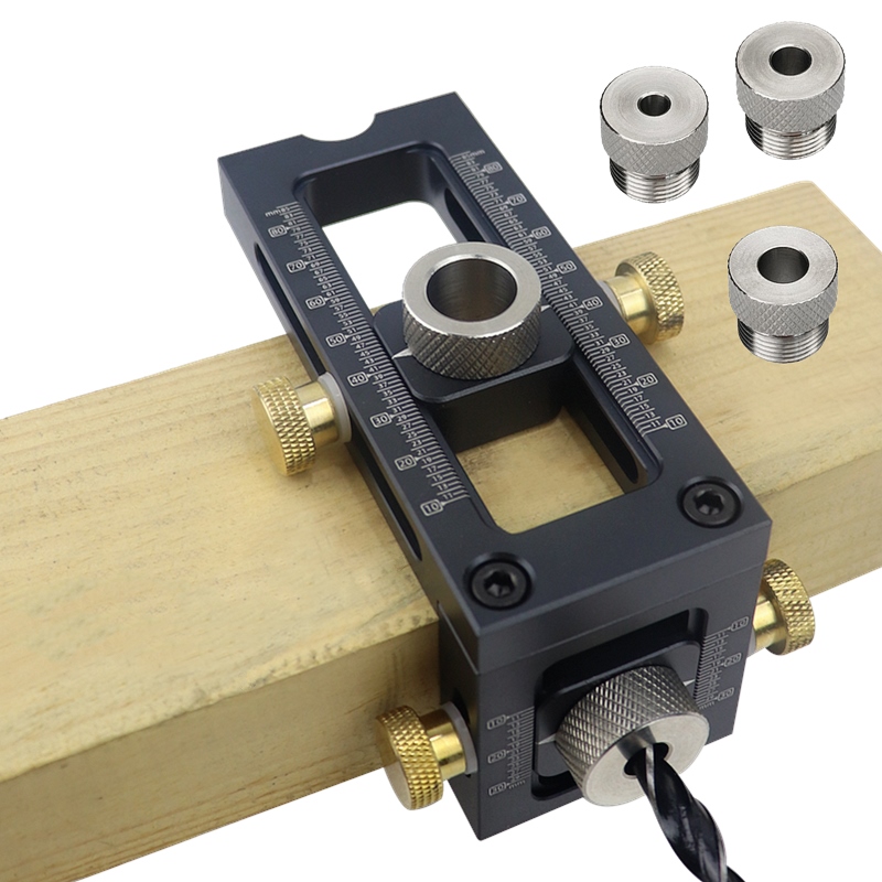 Concealed Flat Head Cross Pocket Hole Jig Hole Puncher Locator Doweling ...