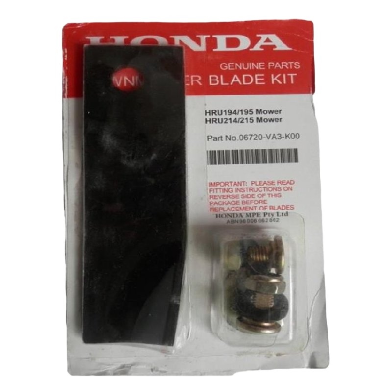 HRJ216 MOWER BLADE amp; BOLT SET 170MM FOR HONDA GXV160 GXV140 HRU195 HRx216 LAWN SWING BACK ...