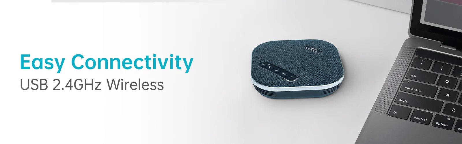 Rapoo CM600 Omnidirectional Speaker Phone ลำโพงสำหรับการประชุม ของแท้ ...