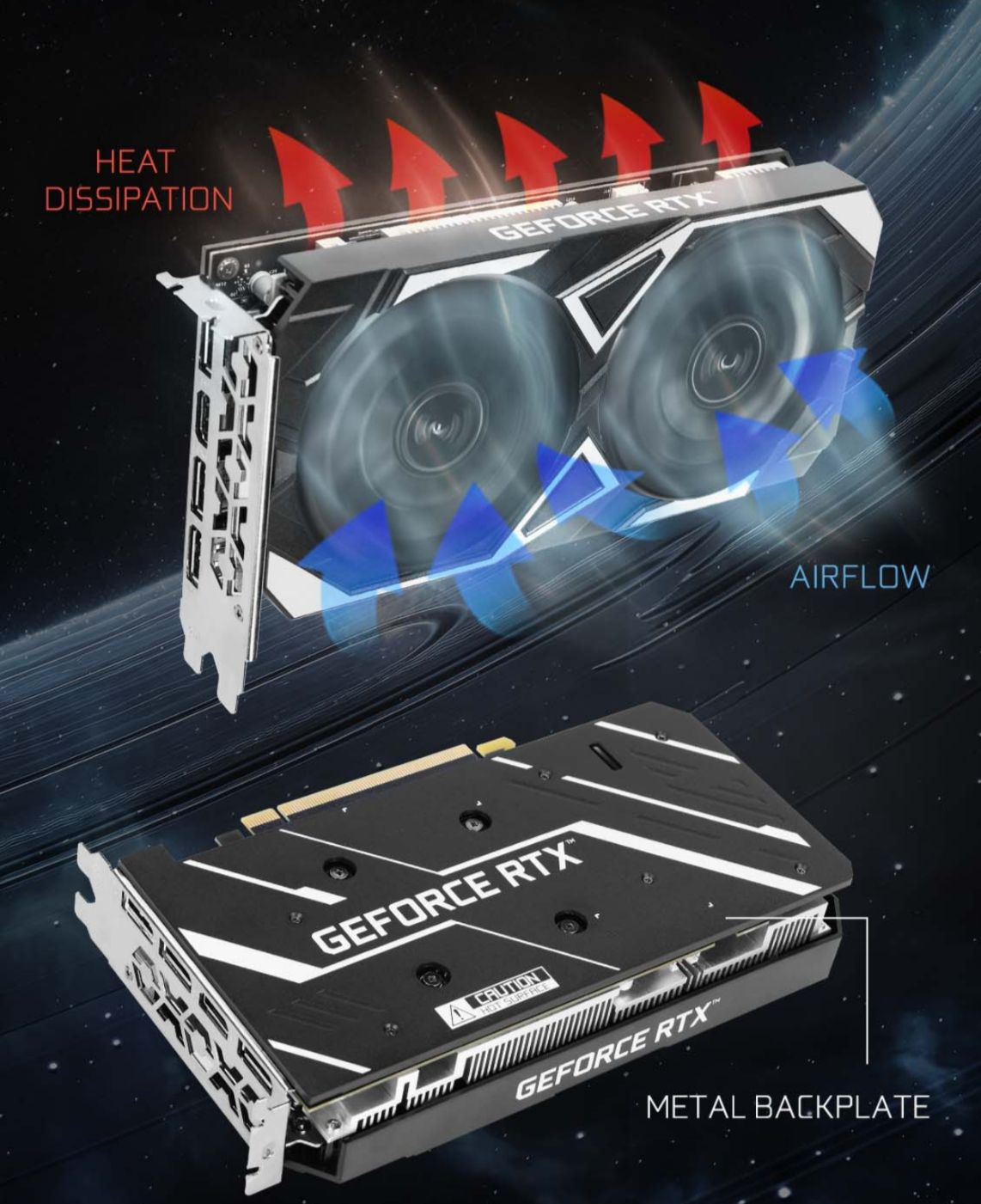 GALAX VGA RTX 3050 6GB EX GDDR6 96BIT การ์ดจอ ของแท้ ประกันศูนย์ 3ปี