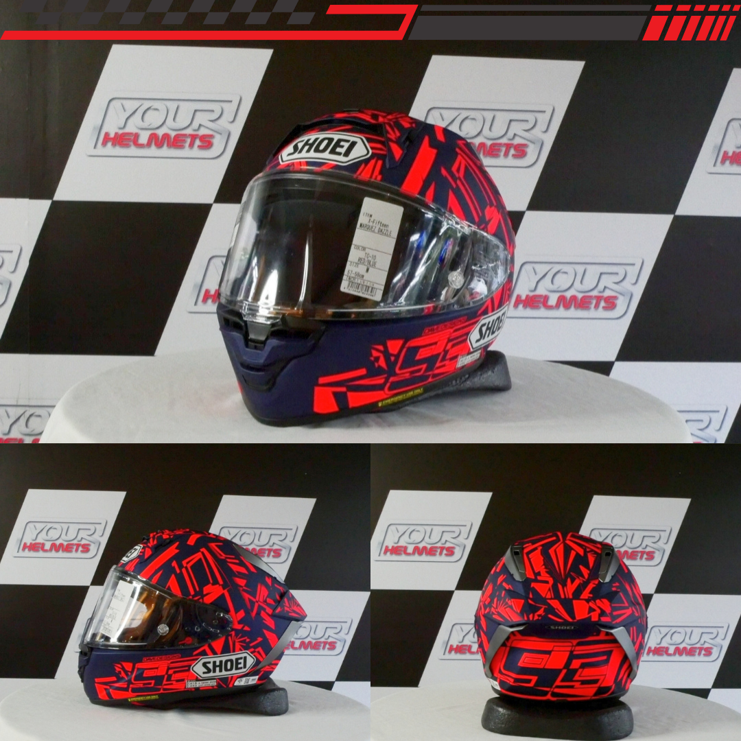 หมวกกันน็อค SHOEI HELMETS รุ่น X-SPIRIT PRO (X15) MARQUEZ DAZZLE TC-10 ราคาถูก 29,800 บาท ...