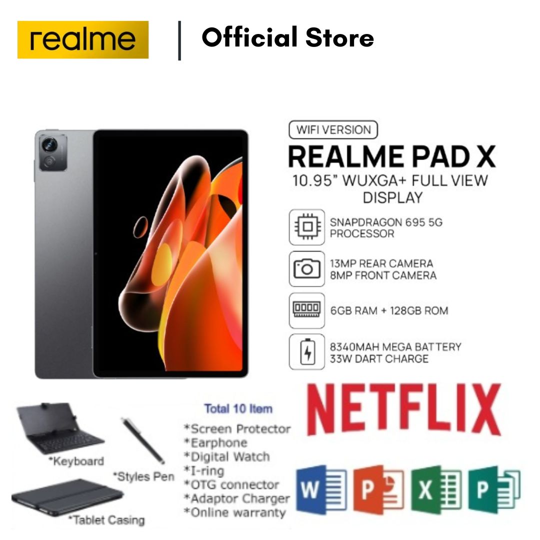 Realme Pad P70 5G แท็บเล็ต 12 นิ้ว 16GB RAM 512GB ROM Snapdragon 865 ...