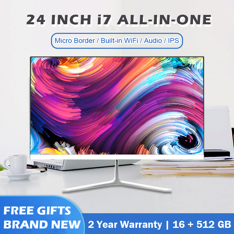 [24-inch new high-end all-in-one computer ] AIO Acer Monoblock PC mini cpu intel Core quad-core ...