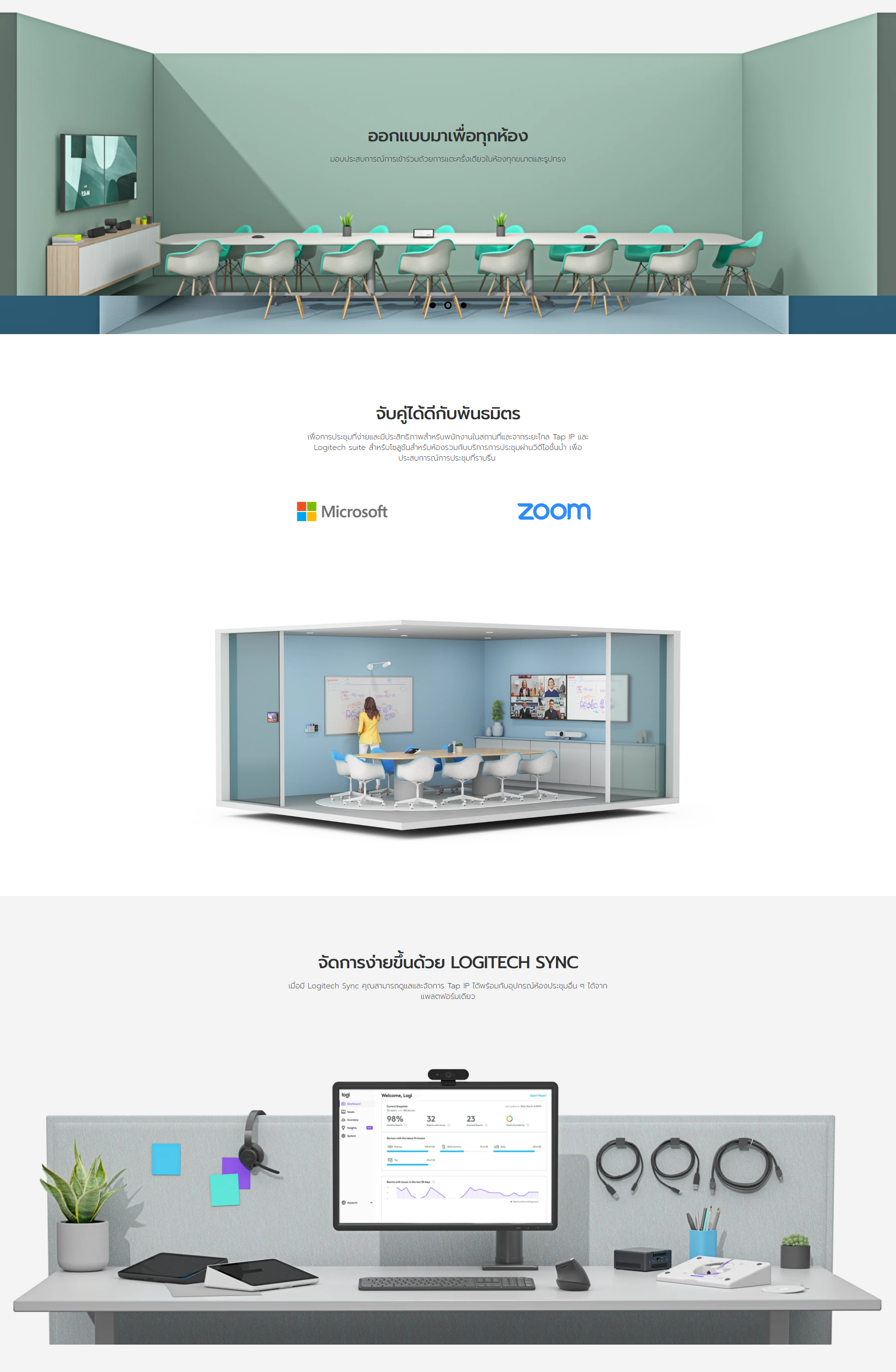 Logitech TAP IP (Graphite) จอควบคุมการประชุมระบบสัมผัส ของแท้ ประกัน ...