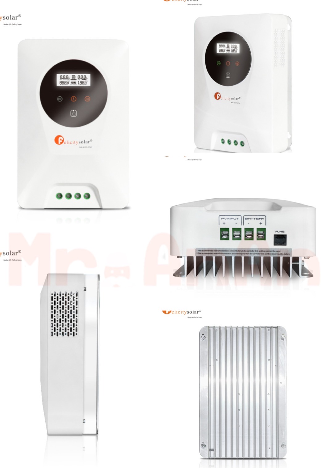 MPPT SOLAR CHARGE CONTROLLER Model: SCCM4548-II Rating Current: 45A ...