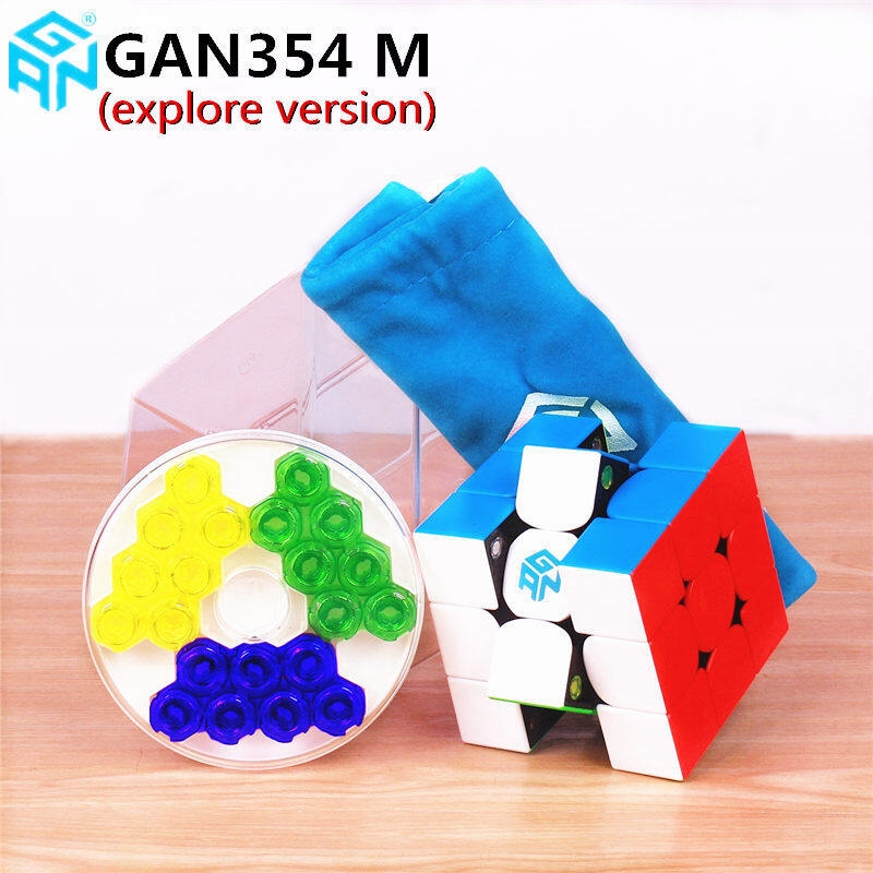 【September】 GAN 356 Air SM X 3x3x3 Magnetic Puzzle Magic Gans Cube ...