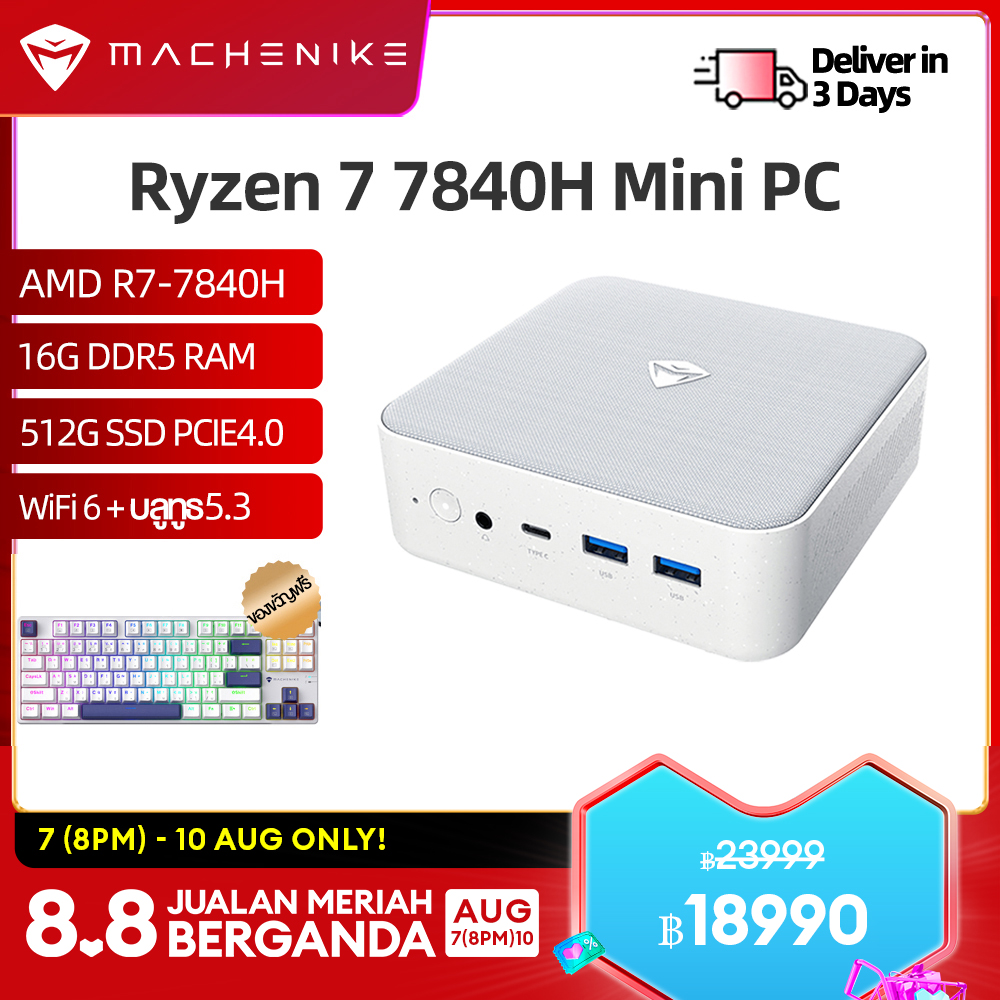 Thunderobot Mini PC MIX Intel 13th Gen i7-13620H 16G RAM 1TB SSD WiFi6E Mini Computer Desktop ...