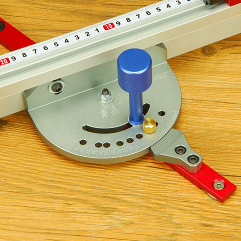 Aluminum Angle Miter Gauge Sawing Assembly Ruler Woodworking Tool 400mm ...