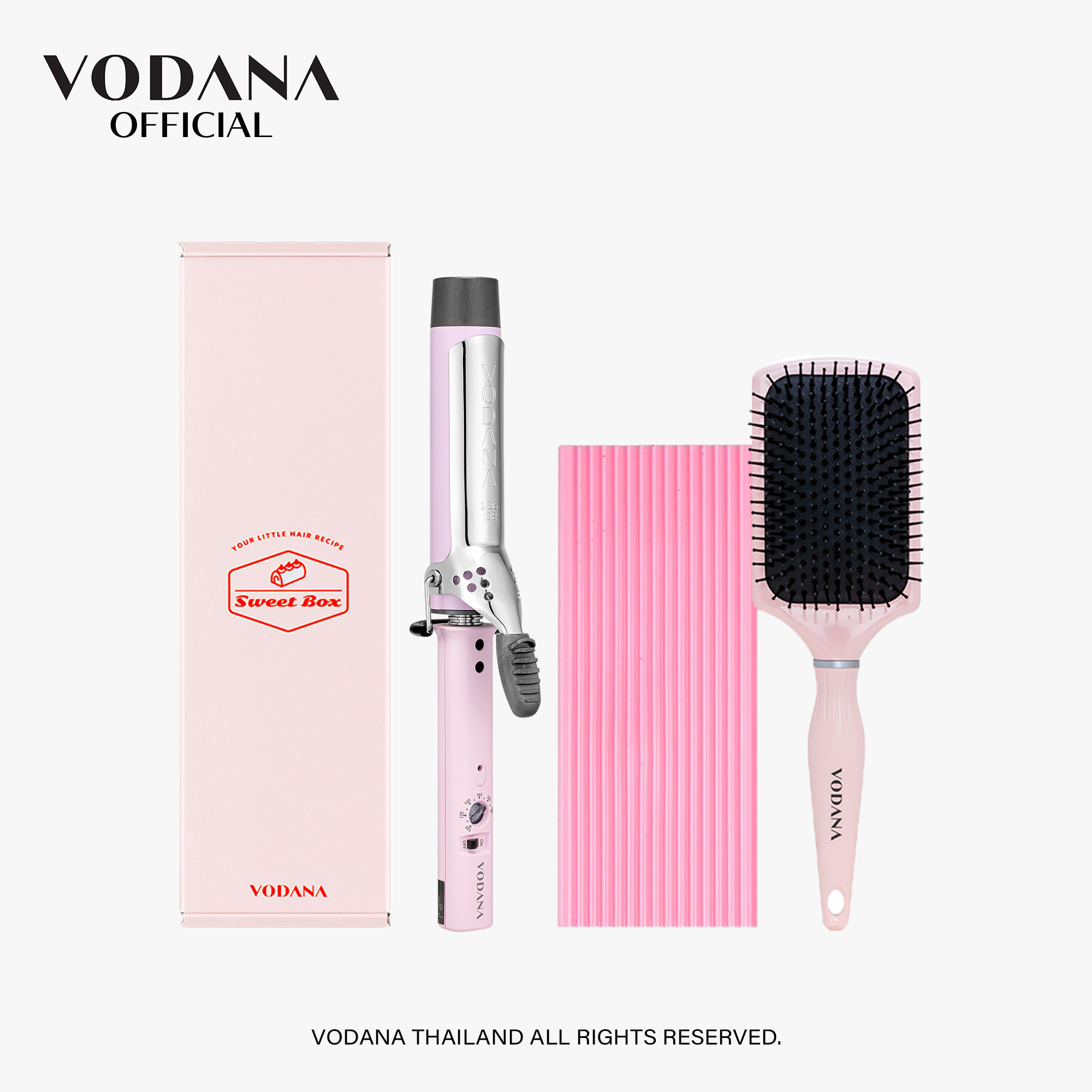 VODANA Glam Wave Curling Iron Sweet Box (110-240V) 1pc