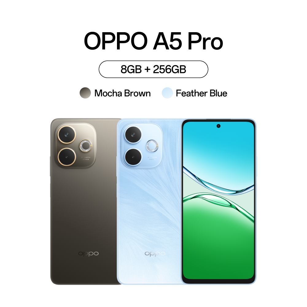 [New] OPPO A5 Pro (8+256G) ดีไซน์สวย ทนทาน AI LinkBoost กันน้ำ/กันฝุ่น ...