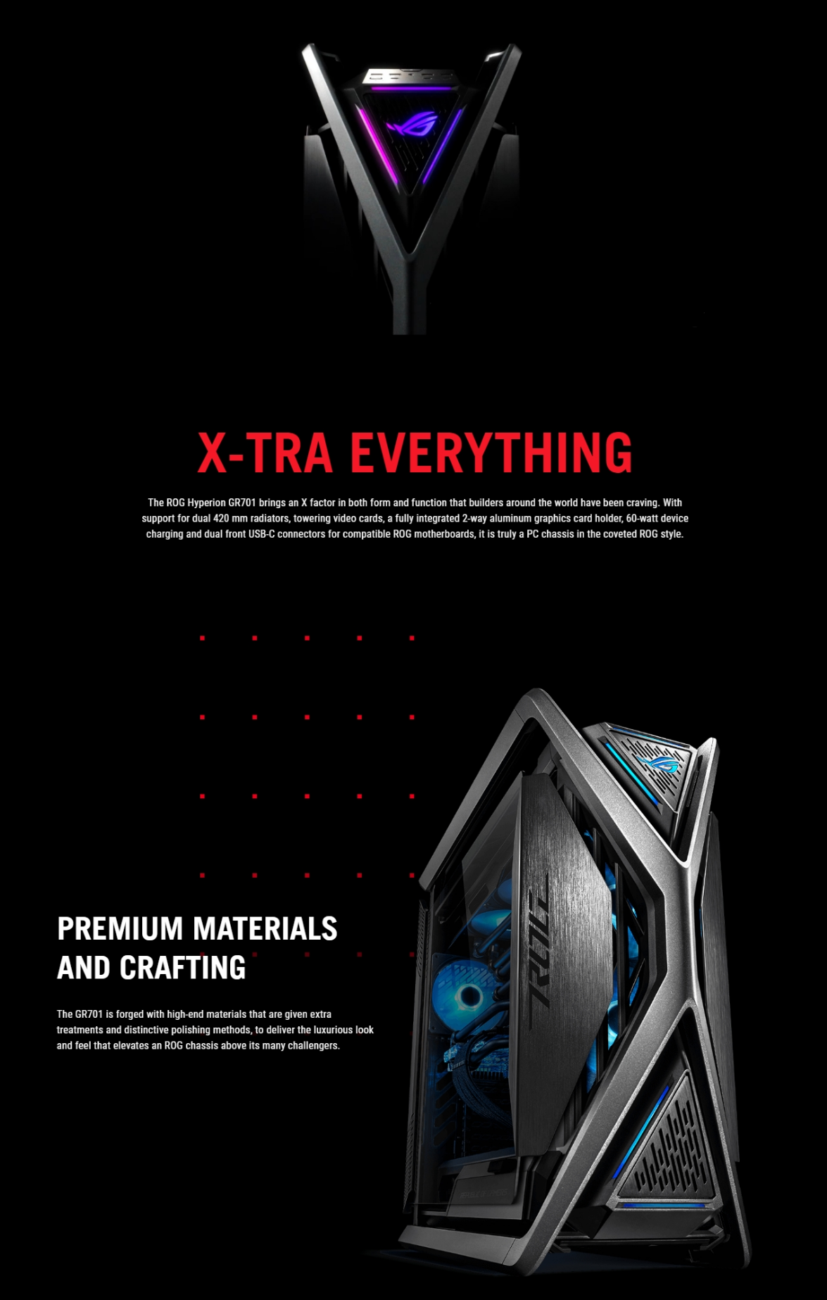 Asus PC Case ROG HYPERION GR701 CASE เคสคอมพิวเตอร์ สีดำ ของแท้ ประกัน ...