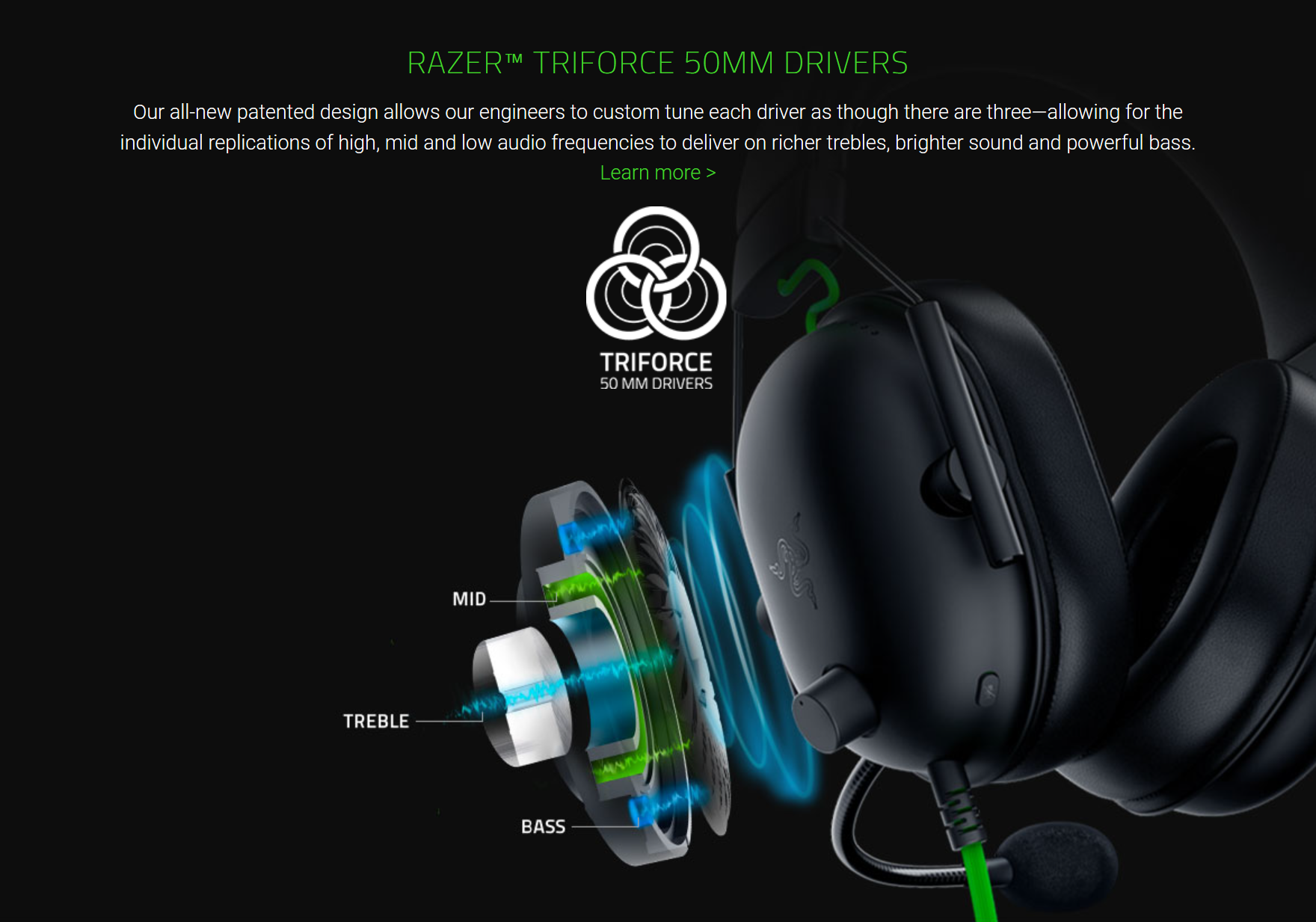 Razer Blackshark V2 X Headset หูฟังเกมมิ่ง มีสาย ระบบเสียง 7.1 ของแท้ ...