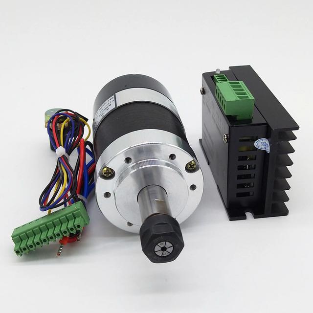 ER11/ER16 Collet 55mm PCB 500W / 300W Air-cooled Brushless Spindle ...