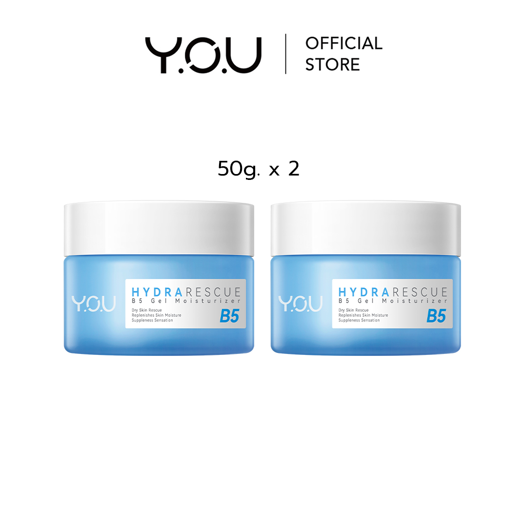 YOU HydraRescue B5 Gel Moisturizer มอยส์เจอร์ไรเซอร์day&night เนื้อครีม ...