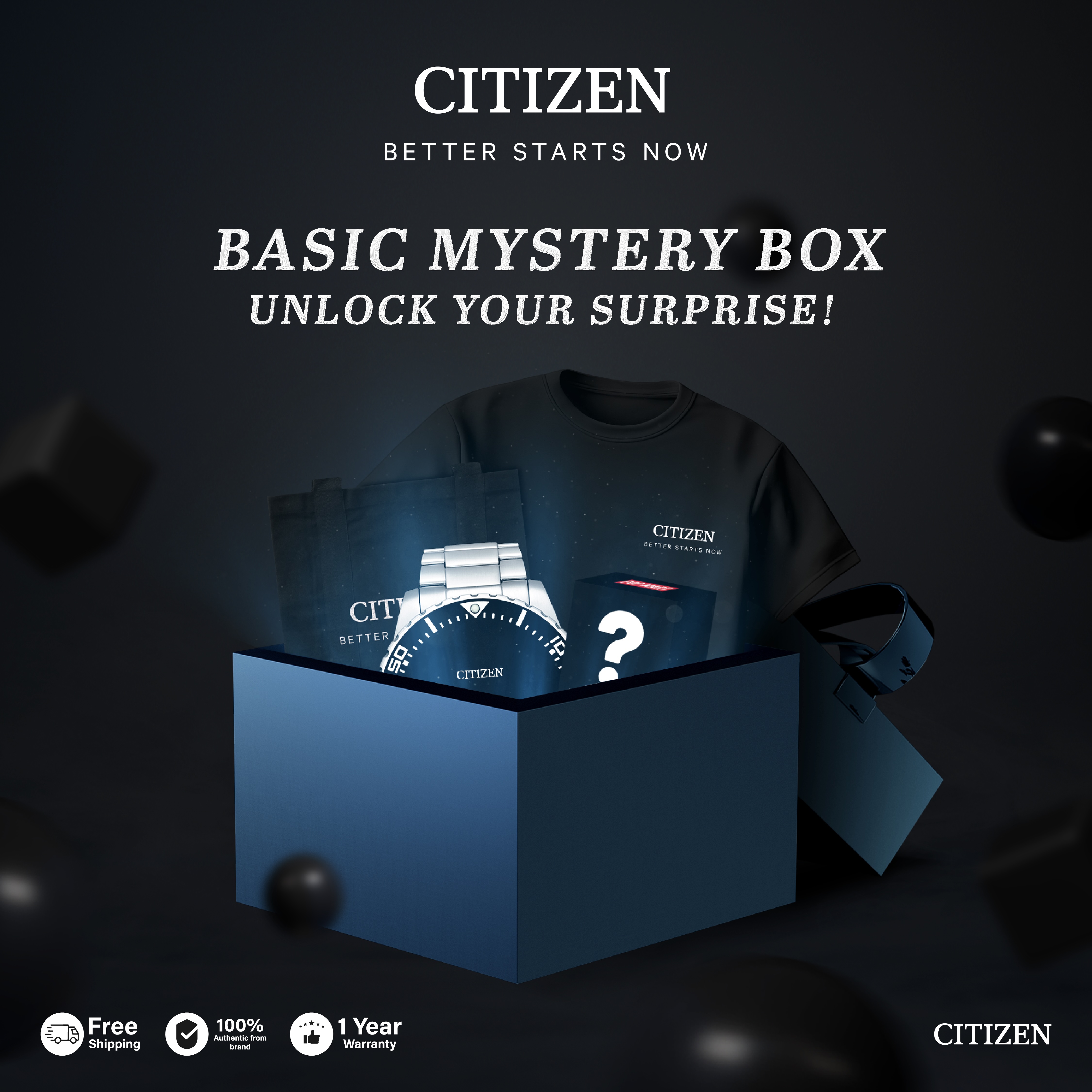 Citizen Mystery Box (กล่องสุ่มนาฬิกา by Citizen)