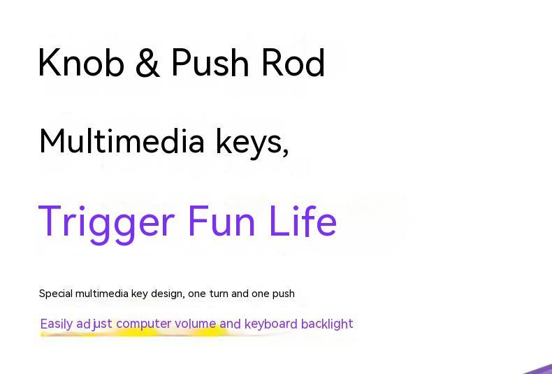 Mikit DK65 RGB Backlit Wireless Bluetooth Hotswap Mechanical Keyboard ...