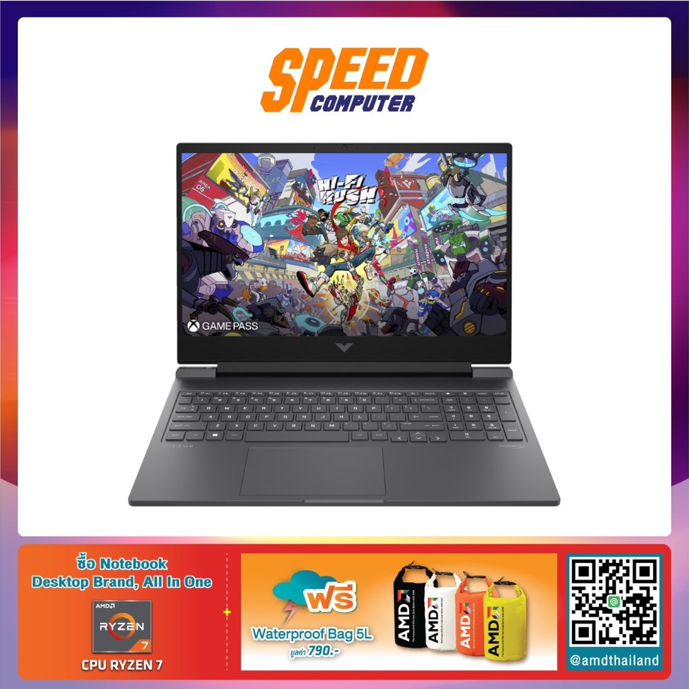 HP VICTUS (16-R1213TX) Intel Core i7-14650HX RTX 4060 NOTEBOOK (โน๊ตบุ๊ค) : By Speed Gaming ราคา ...