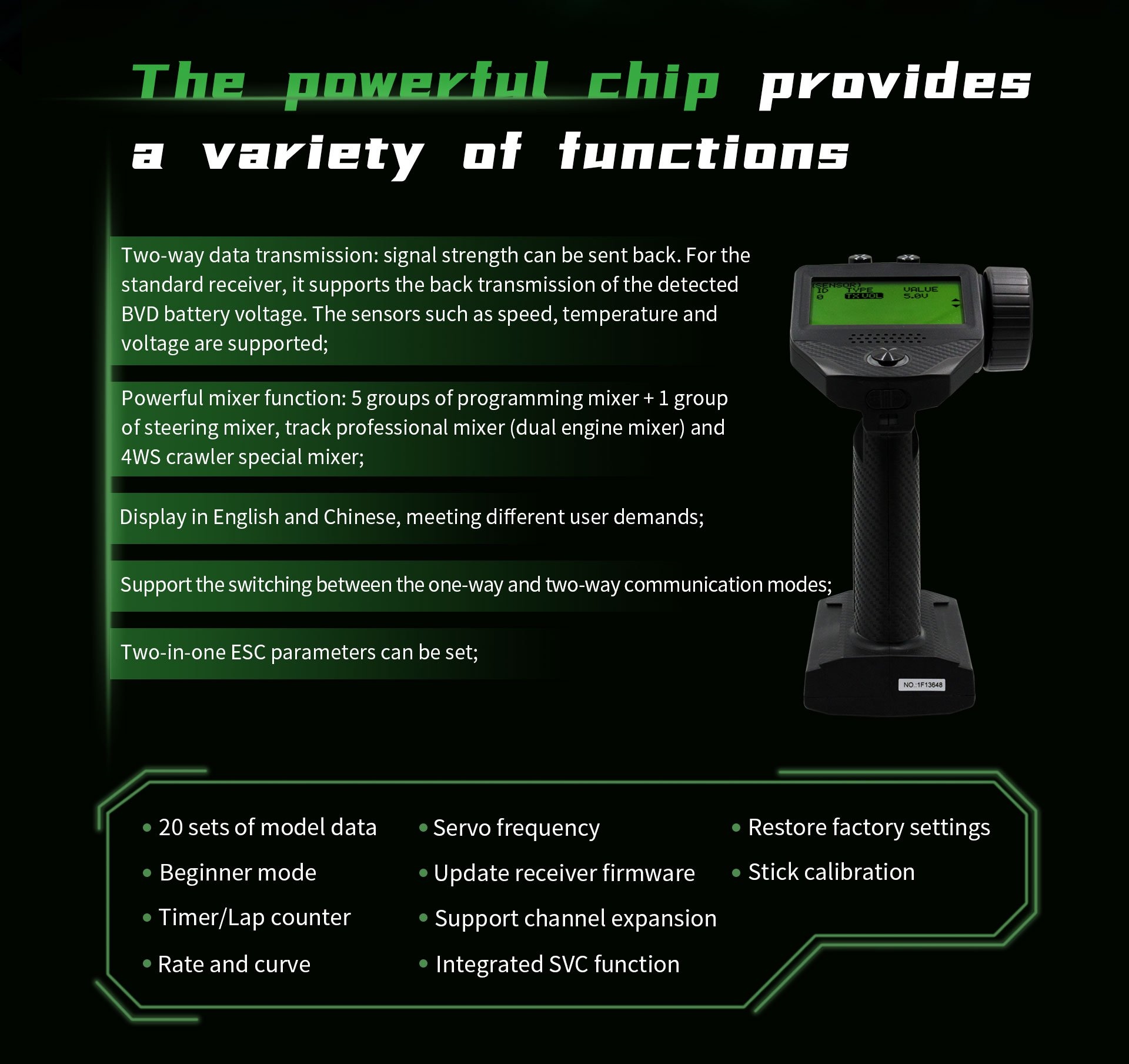 Rc Remote Control Transmitter Receiver Flysky Rc Car Remote Control ...