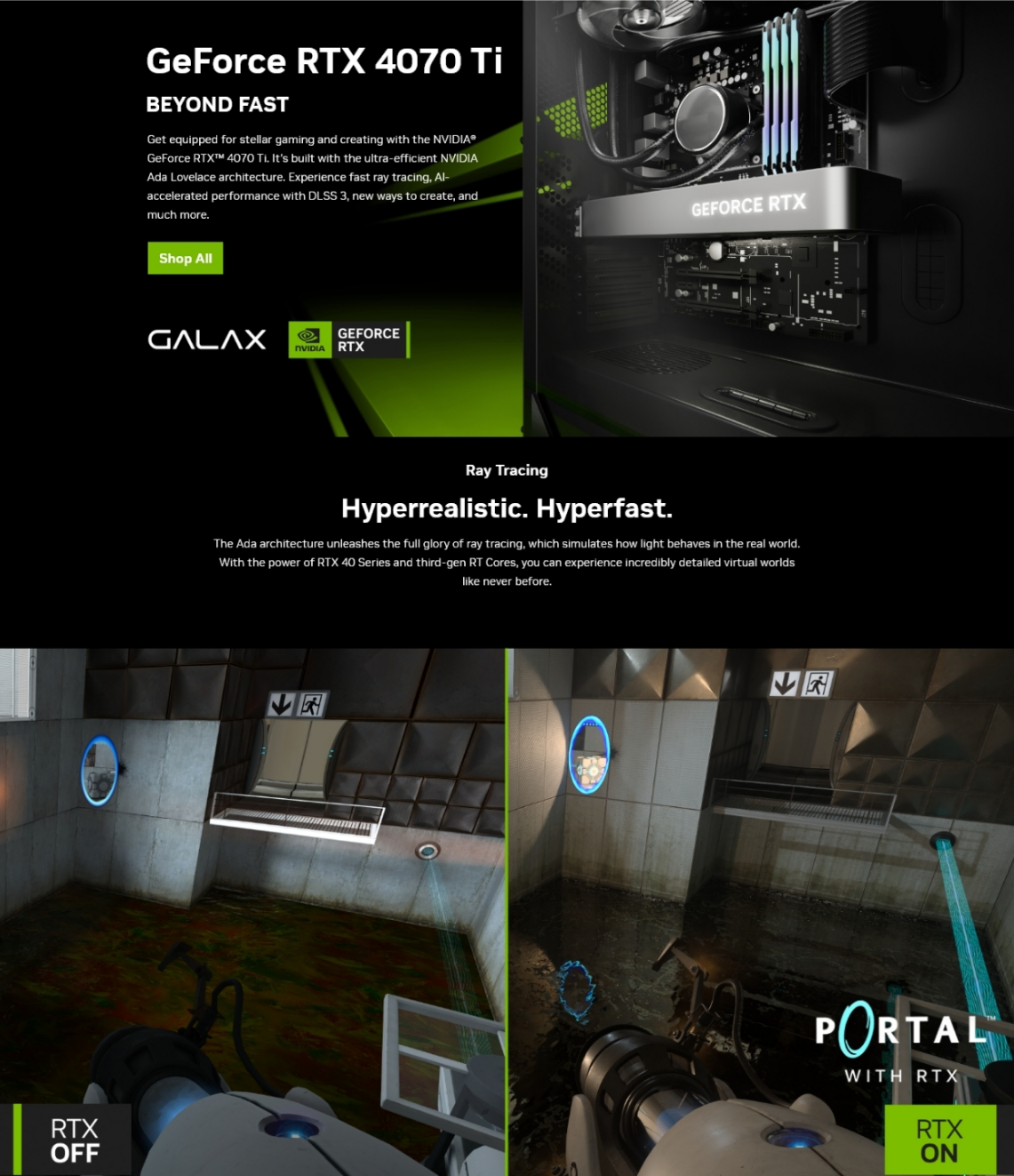 GALAX VGA RTX 4070 TI EX GAMER V2 12GB GDDR6X 192BIT การ์ดจอ ของแท้ ...