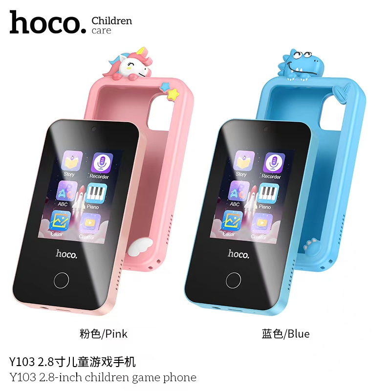 SY โทรศัพท์สำหรับเด็ก HOCO Y103 มือถือ Kids Phone หน้าจอ 2.8 นิ้ว ใส่ซิมการ์ดได้ ส่งเสริม ...