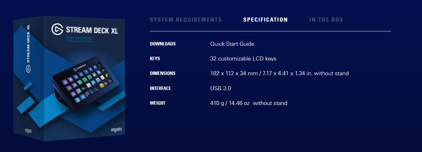 Elgato STREAM DECK XL ของแท้ ประกันศูนย์ 2ปี