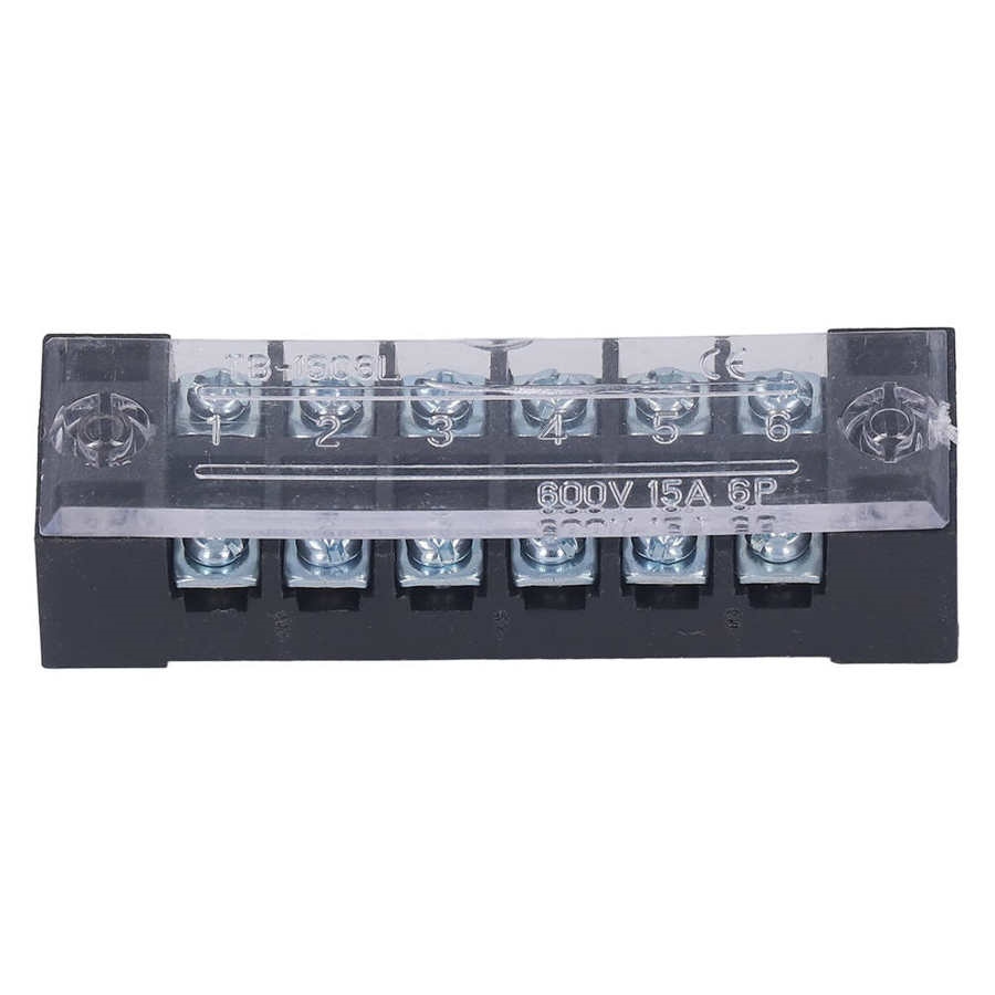 Wire Barrier Block Fixed High Temperature Resistant High Toughness 600V Dual Rows Terminal Block ...