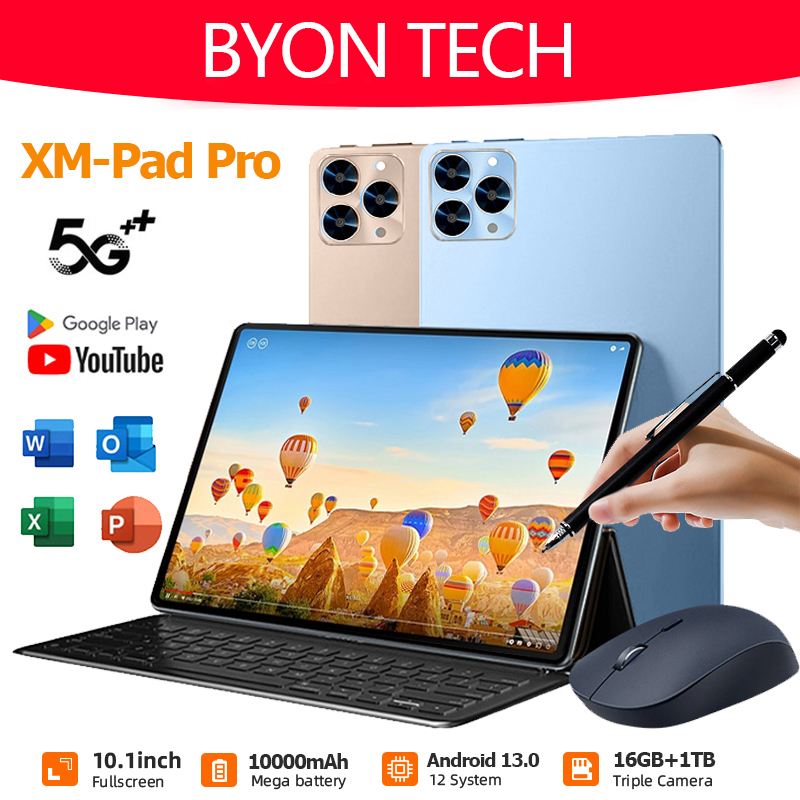 A8 Pad Pro Tablet อัลตร้าแอนดรอยด์ 10.1 นิ้ว 12GB + 256GB เกมแท็บเล็ต ...