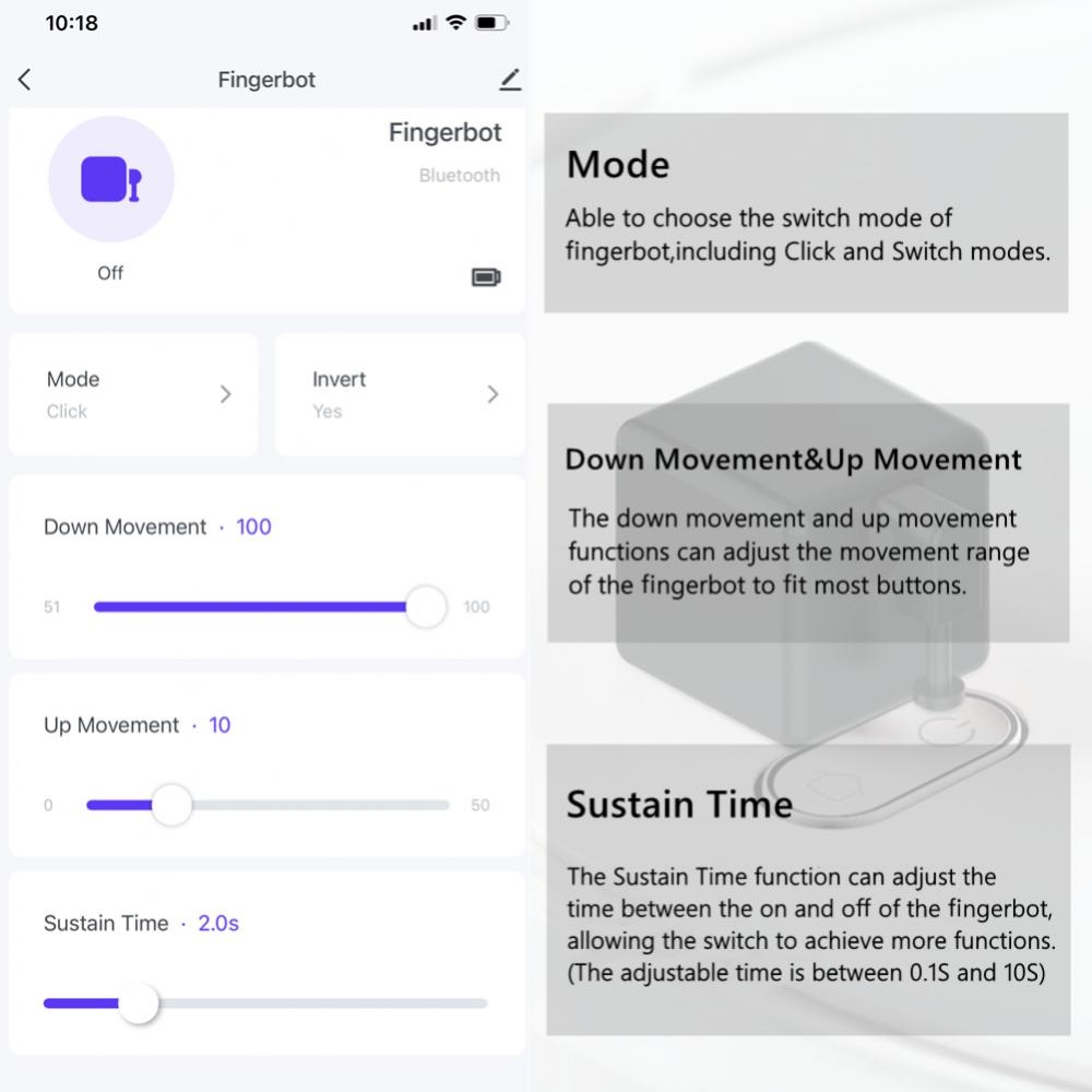 Tuya Smart Fingerbot Switch Bluetooth Mechanical Arms Button Pusher ...